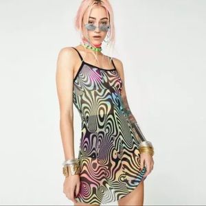 Dresses | Brand New Hypnotic Illusion Sheer Mesh Dress | Poshmark